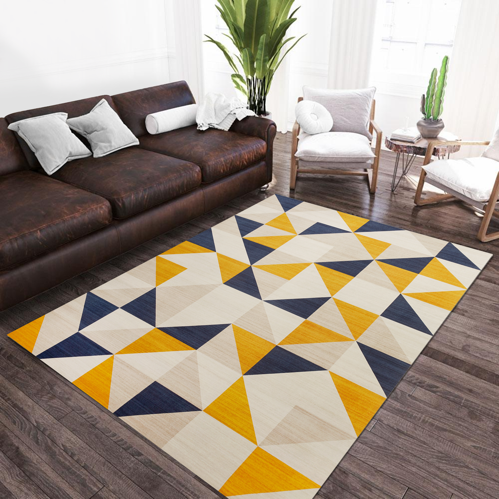 Geometric pattern rug store